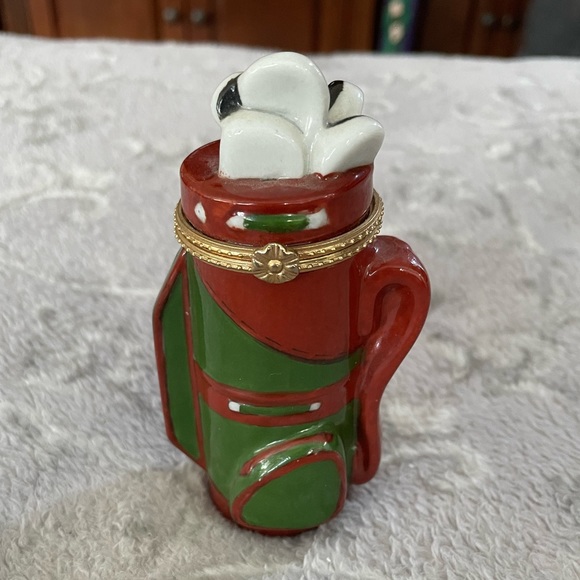 Art | Vintage Ceramic Golf Container | Poshmark